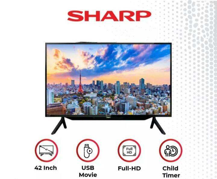 SHARP LED TV 42 Inch FHD - 2T-C42BB1I (Analog) | Lazada Indonesia