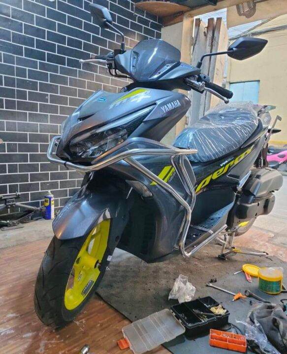 Yamaha aerox v2 crash guard pure stainless CGM | Lazada PH