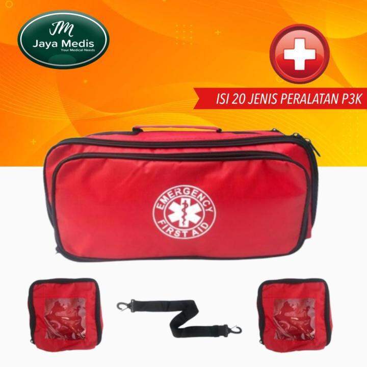 Tas Selempang Emergency First Aid Kit P3K Type A + Isi Lengkap | Lazada ...