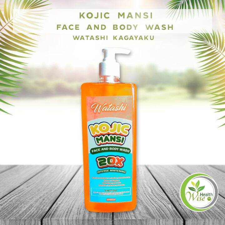 Kagayaku Kojic Mansi Face and Body Wash | Lazada PH