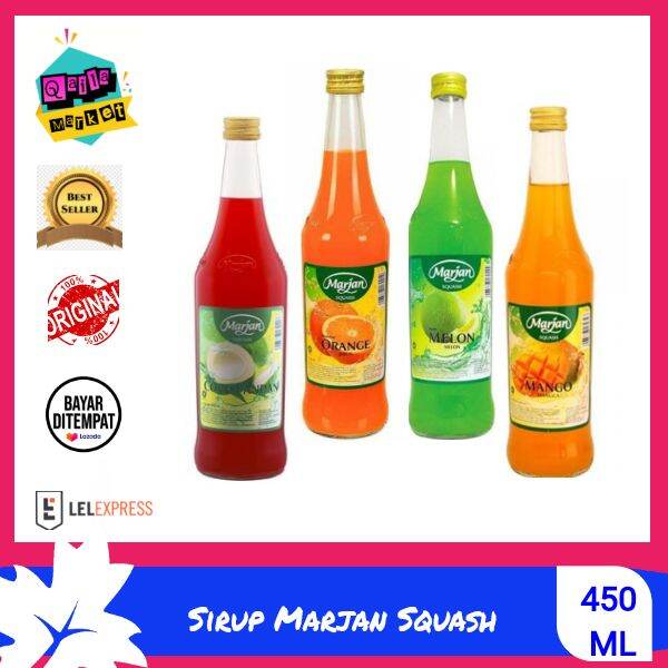 Sirup Marjan Squash Delight 450ml | Lazada Indonesia