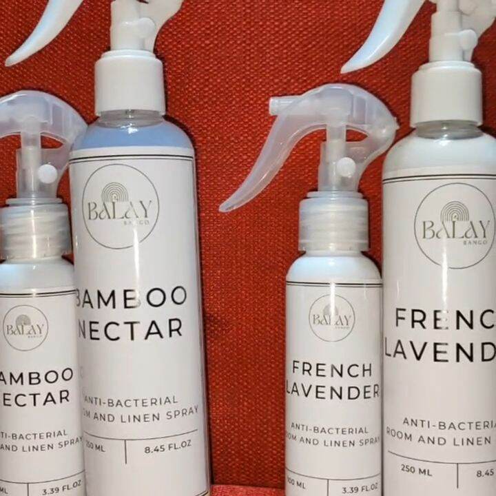 Bamboo Nectar Room Car and Linen Spray Antibacterial Aroma Home ...