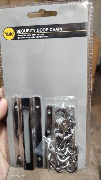 Yale chain door guard V1037 US26 stainless US3 gold US5 antique | Lazada PH