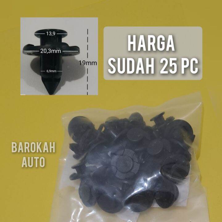 kancing klip bemper avanza innova harga sudah 25pc | Lazada Indonesia