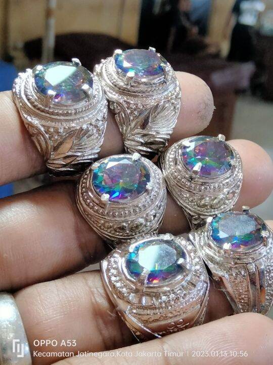 batu cincin permata mistiq Quartz | Lazada Indonesia