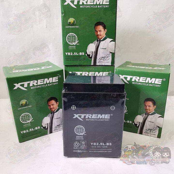 LJ Motorcycle 12v xtreme battery motorcycle 2.5l battery(YB2.5L-BS ...
