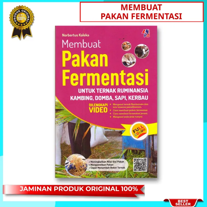 Buku Peternakan Panduan Membuat Pakan Fermentasi Untuk Ternak Ruminansia Kambing Domba Sapi ...