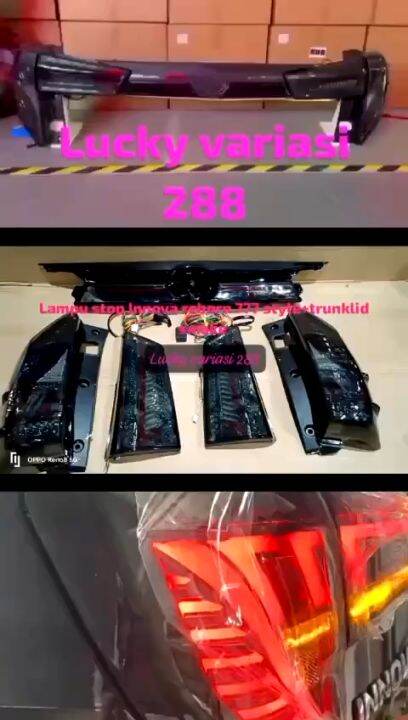 LAMPU STOP STOP LAMP + TRUNKLID INNOVA REBORN 2016-2017-2018-2019-2020 ...