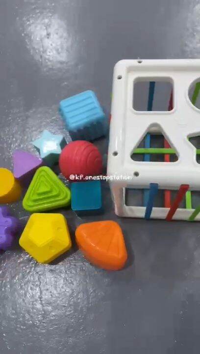 Baby Shape Sorting Toy | Motor Skill Touch Grasp Color Cognition ...