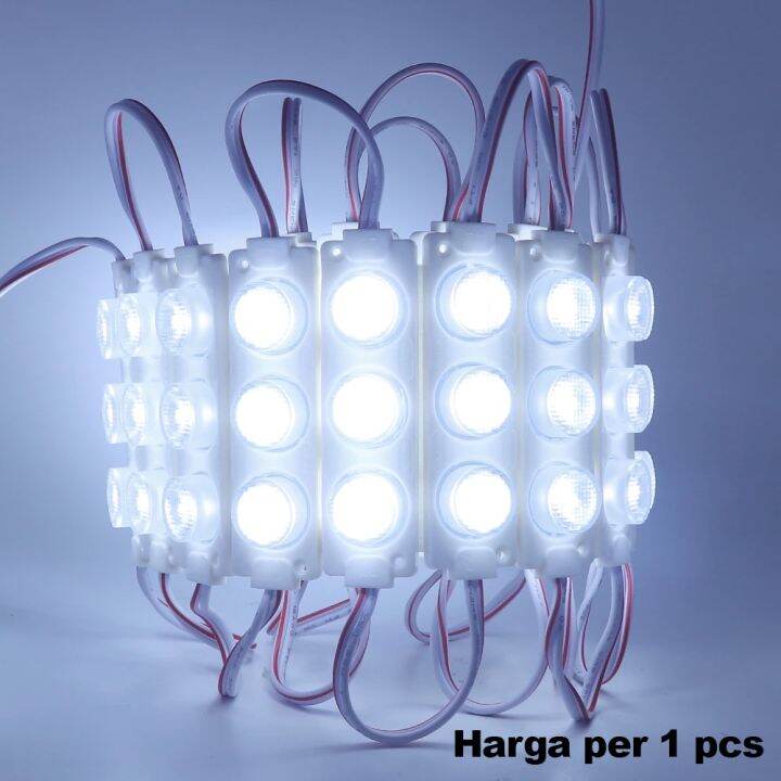LED MODUL 3 WATT 12 VOLT MODULE LED 3 MATA TIMBUL SUPER TERANG | Lazada ...