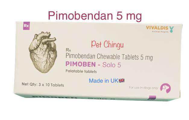 10 Tablets Vivaldis PIMOBEN Solo Pimobendan Tablets 1.25mg/5mg for Dogs with FREE Dog Treats ...