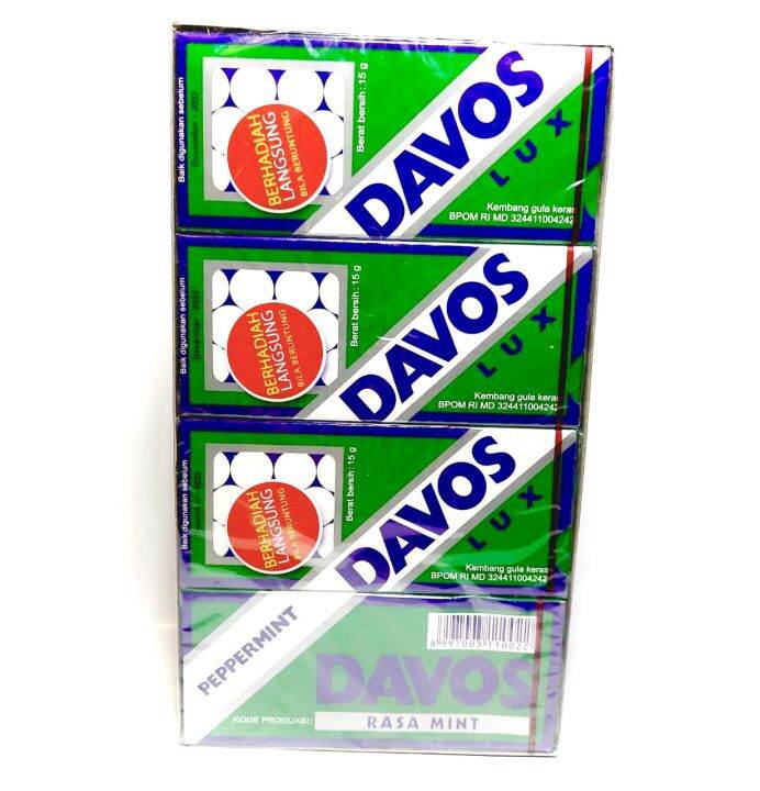 Davos Permen Rasa mint ( 20 pcs x 15g ) | Lazada Indonesia