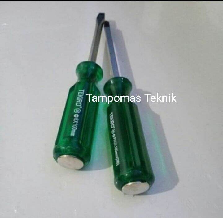 Obeng Ketok TEKIRO Set 2bh -/+ 4" Obeng Getok Tembus | Lazada Indonesia