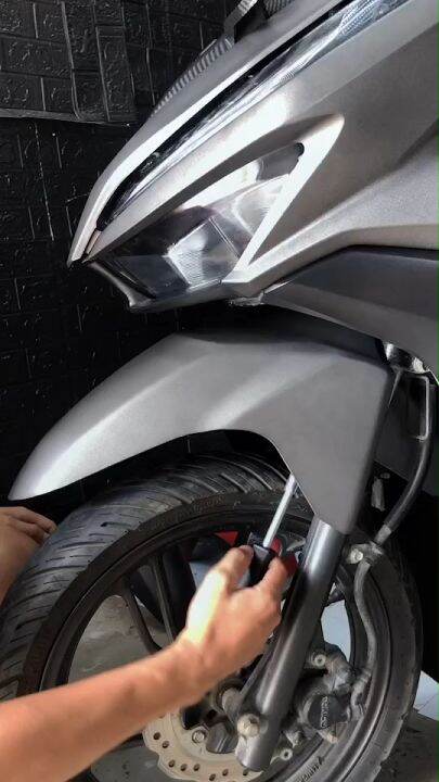 LEGITMOTO CLICK 125 / 150 FRONT FENDER GARNISH WITH MATTE FINISH FOR ...