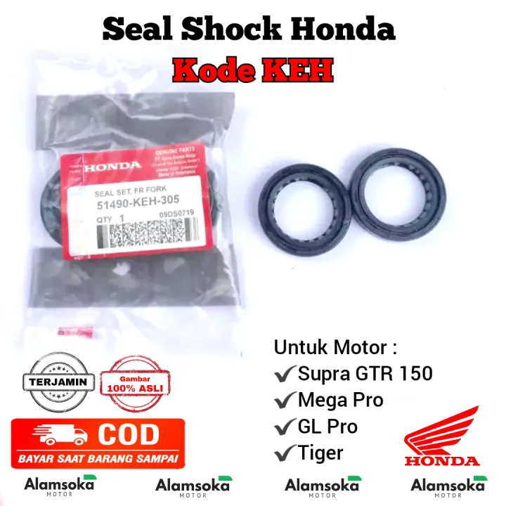 Seal Shock Verza CB150 Seal Sil Shock Sok Depan Motor Honda Verza CB150 Tiger Mega Pro GL Pro ...