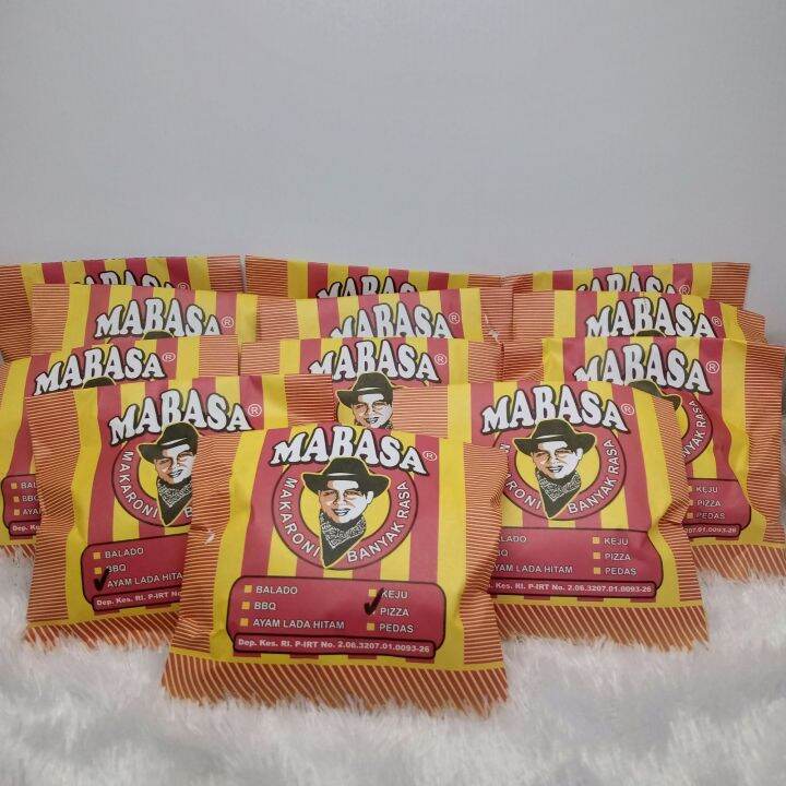 Mabasa makaroni banyak rasa (pizza, barbeque, balado, keju, ayam lada ...