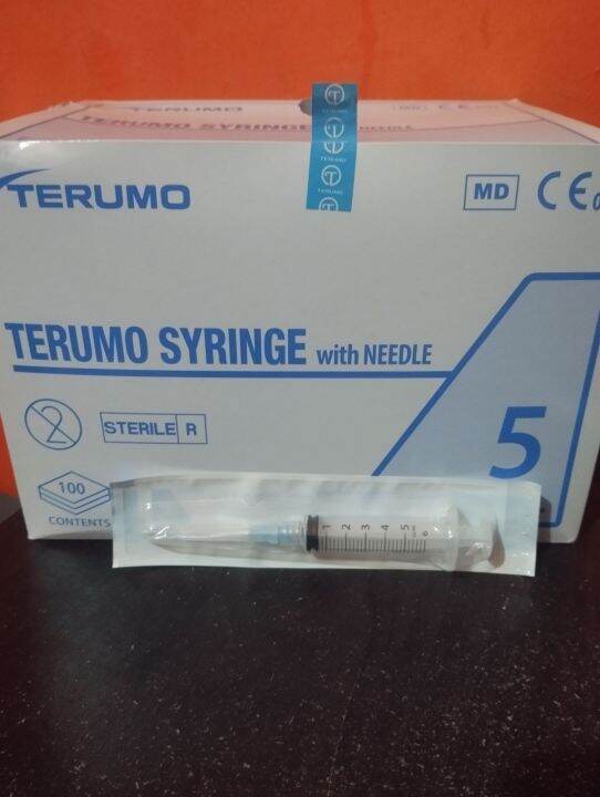 Terumo syringe 5cc g23×1, luer lock( original belgium) | Lazada PH