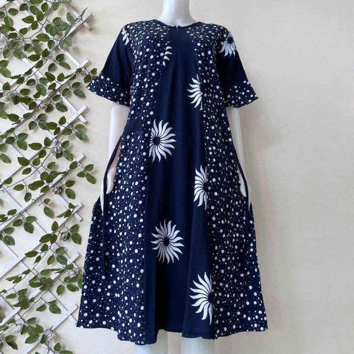 daster batik model Klok daster adem dan nyaman batik cap motif kekinian ...