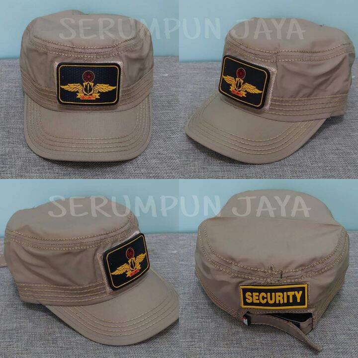 TOPI KOMANDO SECURITY WINGS - TOPI KOMANDO SECURITY WINGS VELCRO KREM 2 PATCH | Lazada Indonesia