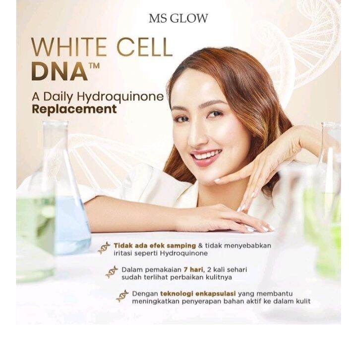 MS GLOW MALAM WHITE CELL DNA | Lazada Indonesia