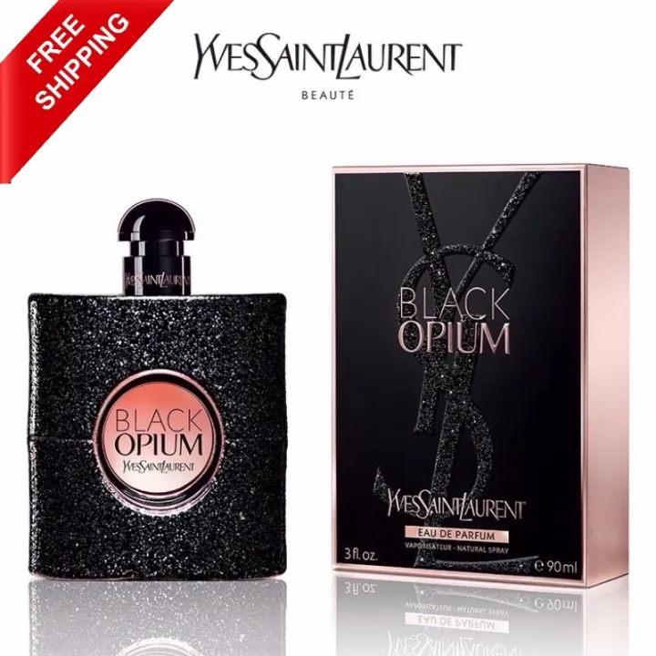 รับประกันของแท้ 💯% น้ำหอม YSL BLACK OPIUM EDP 90ml พร้อมกล่องซีล ...