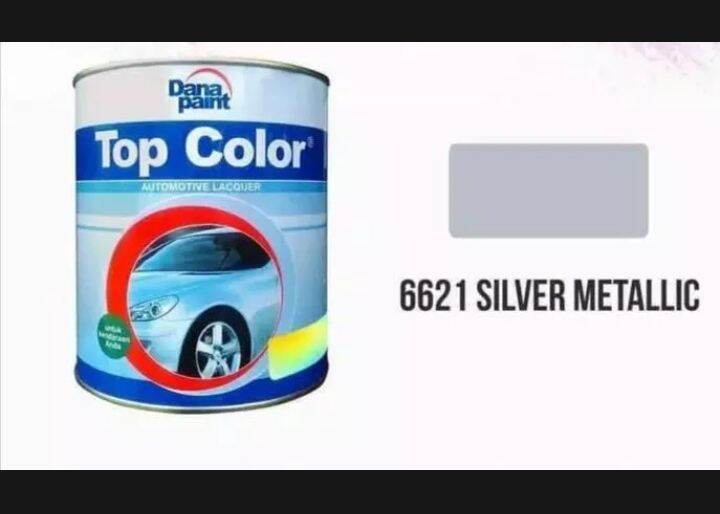 CAT DUCO TOP COLOR SILVER METALLIC 1KG BISA UNTUK DASAR CAT CANDY TONE ...