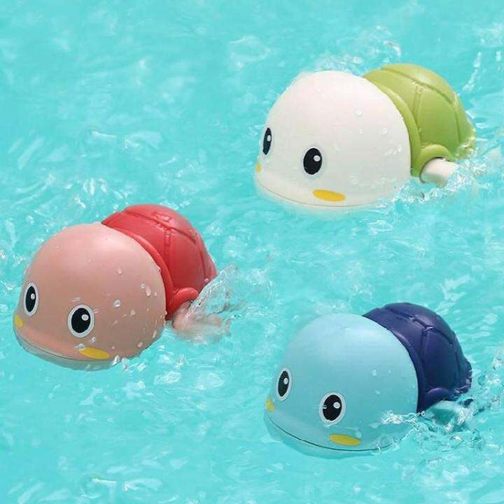 Interactive Turtle Bath Toys - Adorable Wind Up Water Toys for Bathtub ...