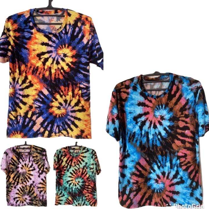 BANKOK TIE DYE t-shirt assorted color unisex | Lazada PH