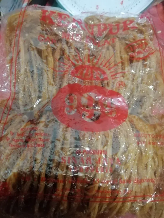 KERUPUK MIE BULAT CAP 999 1PACK ( 1KG) | Lazada