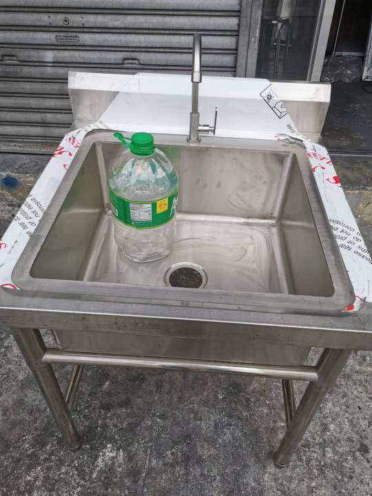 Stainless Steel 304 Sink with Stand ( 70 cm x 70 cm) | Lazada PH
