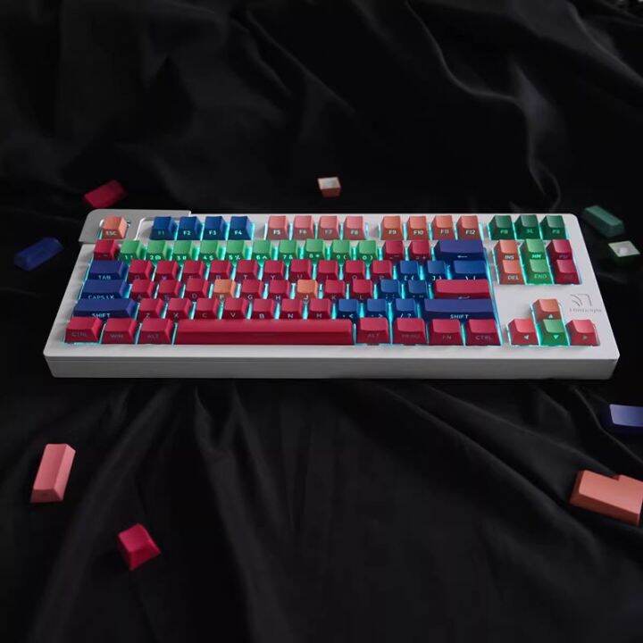 【Keycap Only】GMK Handarbeit Keycap Side Shine Through 130 Keys Cherry ...