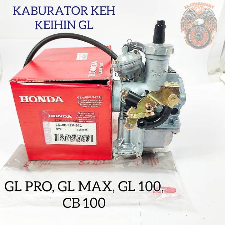 KARBURATOR CARBURATOR ORI HONDA KEH KUALITAS ASLI ORIGINAL HONDA GL PRO GL MAX GL CB 100 PRESISI ...