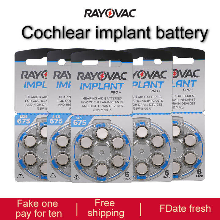Implant Cochlear Hearing Aid Battery 675 A675 675a PR44 High Power Zinc ...