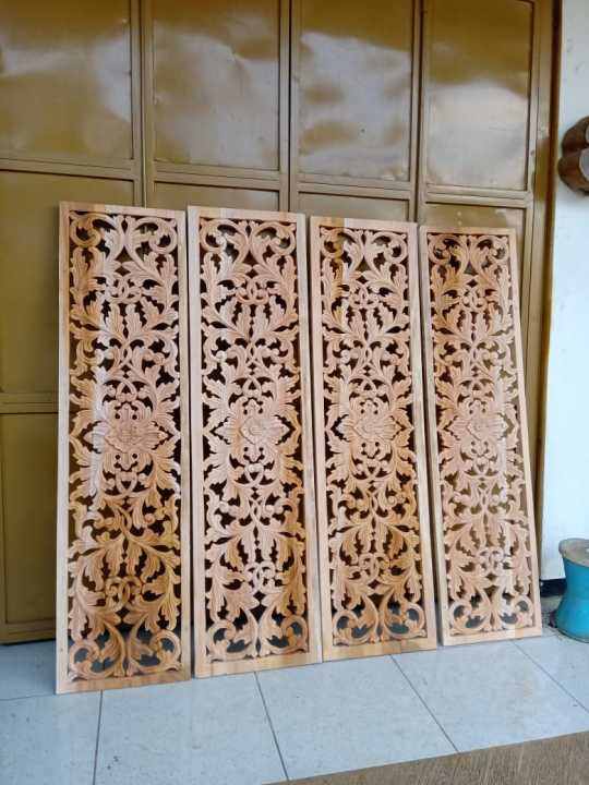 Ornamen Ukir Kayu Ornamen Jendela Ornamen Pintu Loster Kayu Angin Angin ...