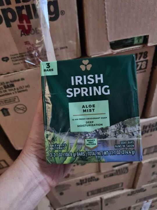Irish Spring bath soap Aloe Mist(3 bars) | Lazada PH