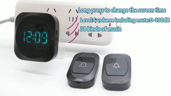 【Malaysia Stock】Calltou Caregiver Pager Call System Digital Display ...