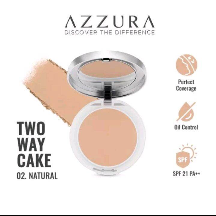 [READY] Azzura Two Way Cake Shade Natural | Lazada Indonesia