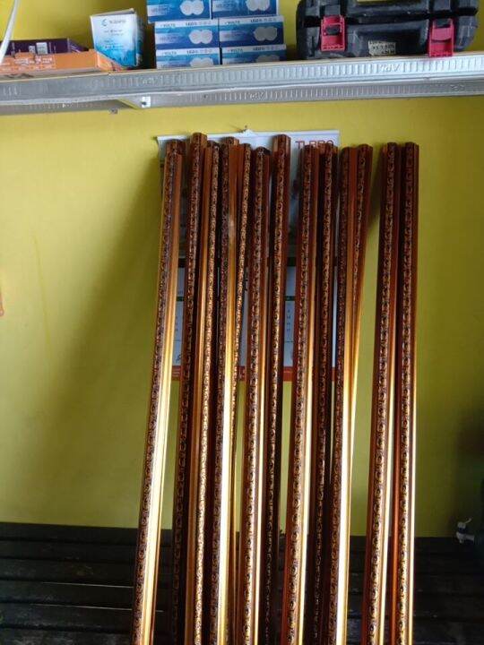 LIS PVC SIKU FIGURA PANJANG 1 METER , UKURAN 4 CM / Lis PVC / Lis ...