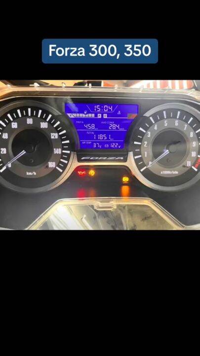 หน้าจอดิจิตอลสำหรับ Honda Forza 300 350 ปี 2018, สำหรับแสดงมาตรวัดความ ...