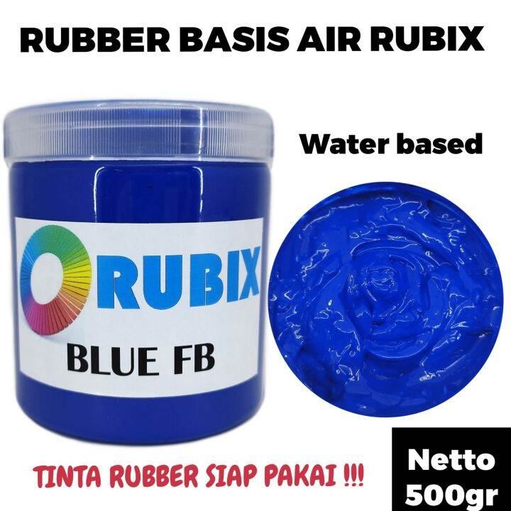 CAT SABLON RUBBER GL PASTA CAT AKRILIK WARNA BLUE FB 500GR | Lazada ...