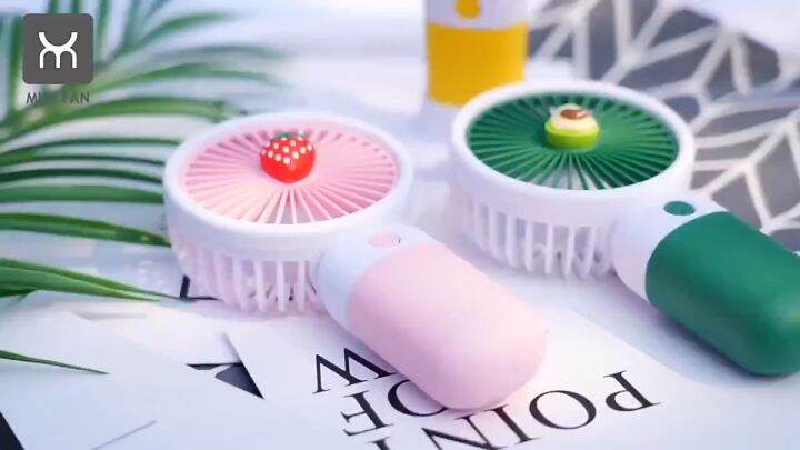 Mini Portable Fan 4000 Mah USB neck fan Rechargeable Foldable Handheld ...