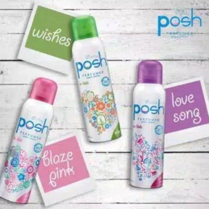 POSH FOR GIRLS BODY SPRAY WISHES/HIJAU | Lazada Indonesia