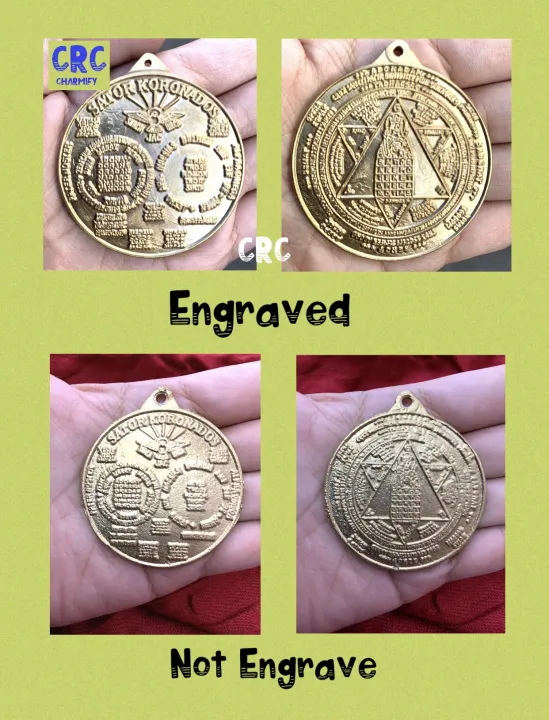 Sator Koronados Medalyon (Engraved & Not Engrave) | Lazada PH