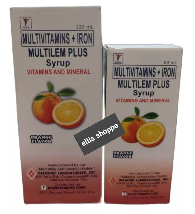 Multilem Plus Multivitamins Syrup ( 1 Bottle ) | Lazada PH