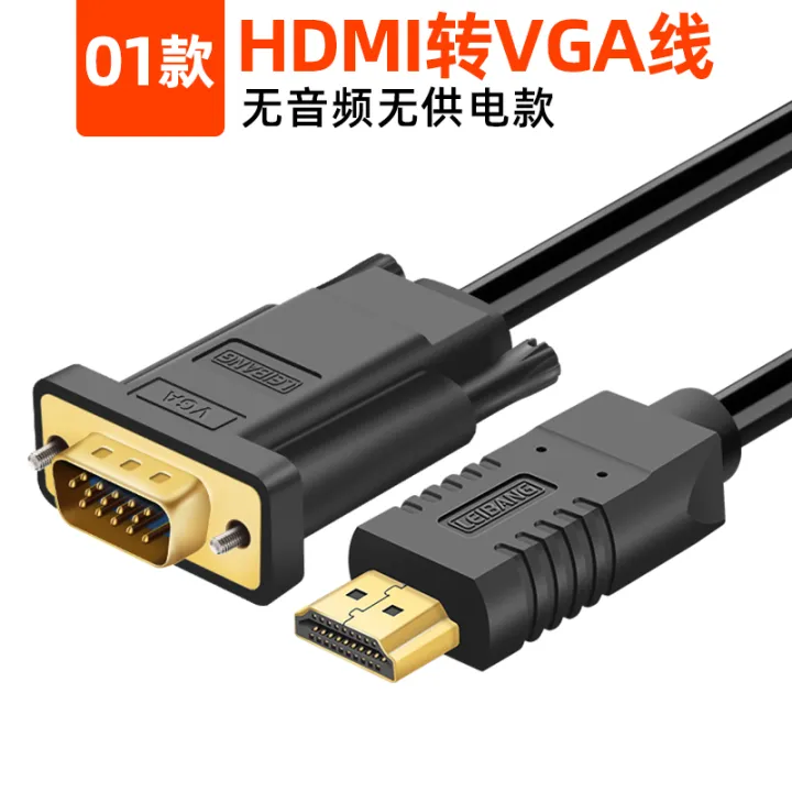 HDMI to VGA Converter Laptop Set-Top Box Connecting Projector Monitor ...