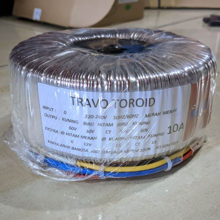Trafo Toroid 10A CT 60 30 spek balap | Lazada Indonesia