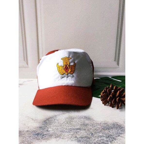 TOPI MERAH PUTIH TOPI SD TOPI SEKOLAH ANAK SD | Lazada Indonesia