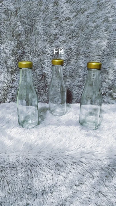 botol kaca 200ml botol saos sambal botol madu tutup seng | Lazada Indonesia