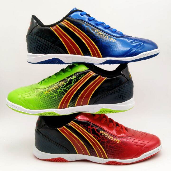 (PANลิขสิทธิ์💯)ไซส์ 39-45 รองเท้าฟุตซอล PAN IMPULSE Thunder หนังพียู ...