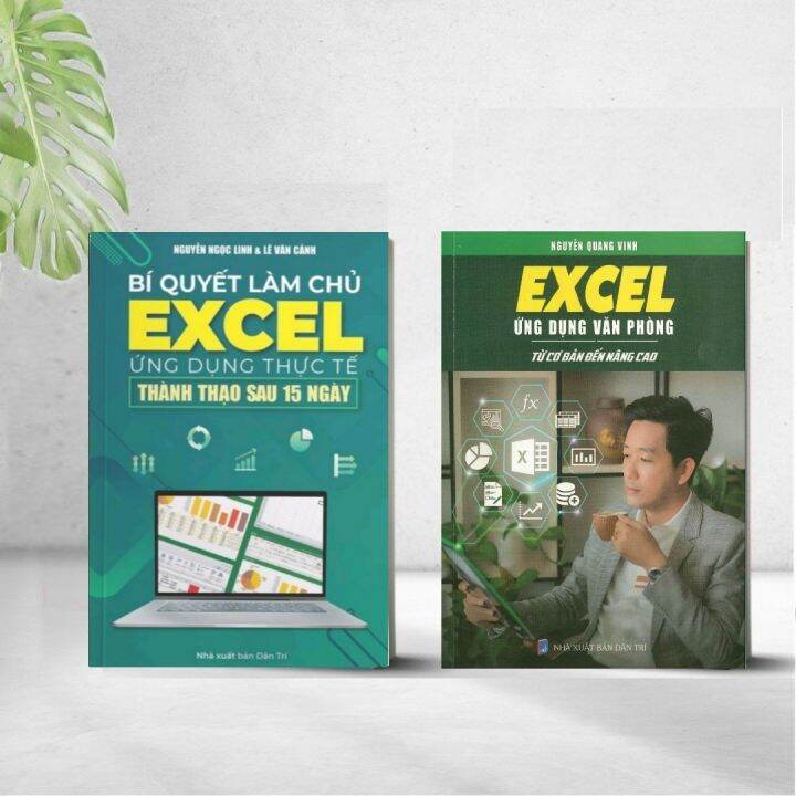 Combo 2 Cuốn Bí Quyết Làm Chủ Excel Ứng Dụng Thực Tế Và Excel Ứng Dụng Văn Phòng Từ Cơ Bản Đến 